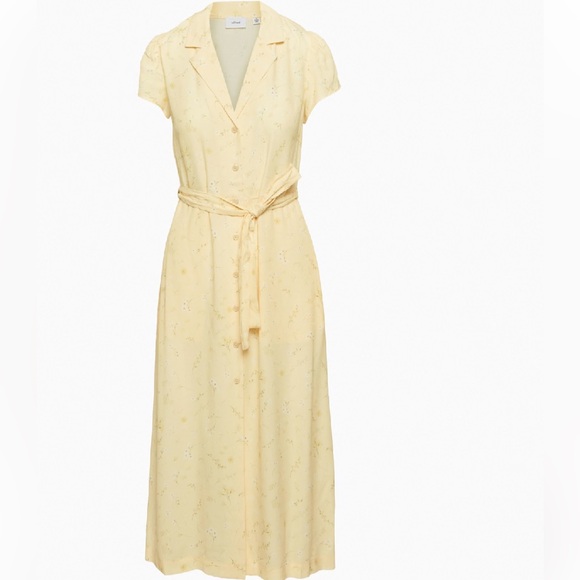 Wilfred | Dresses | Wilfred Light Yellow Maxi Dress | Poshmark